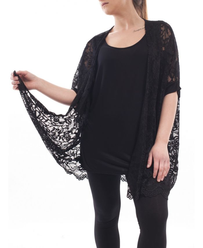 GRANDE TAILLE ENSEMBLE 2 PIECES DENTELLE GT1041 NOIR - www.grossiste ...